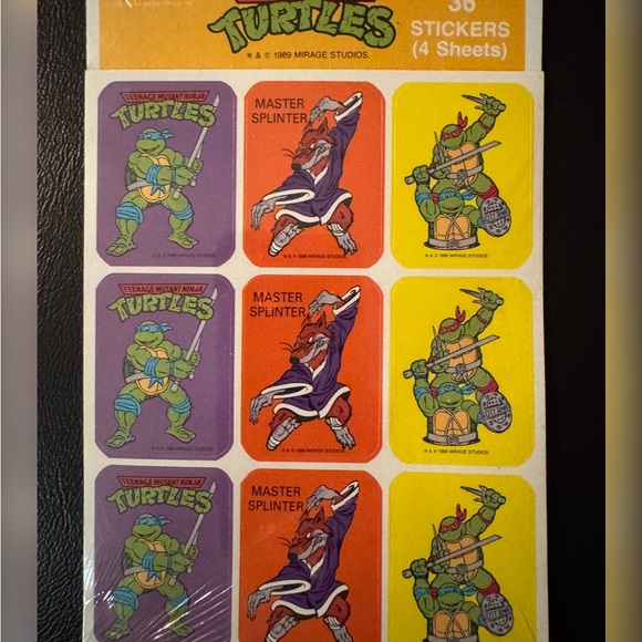 Other | Teenage Mutant Ninja Turtles Sticker Set | Poshmark